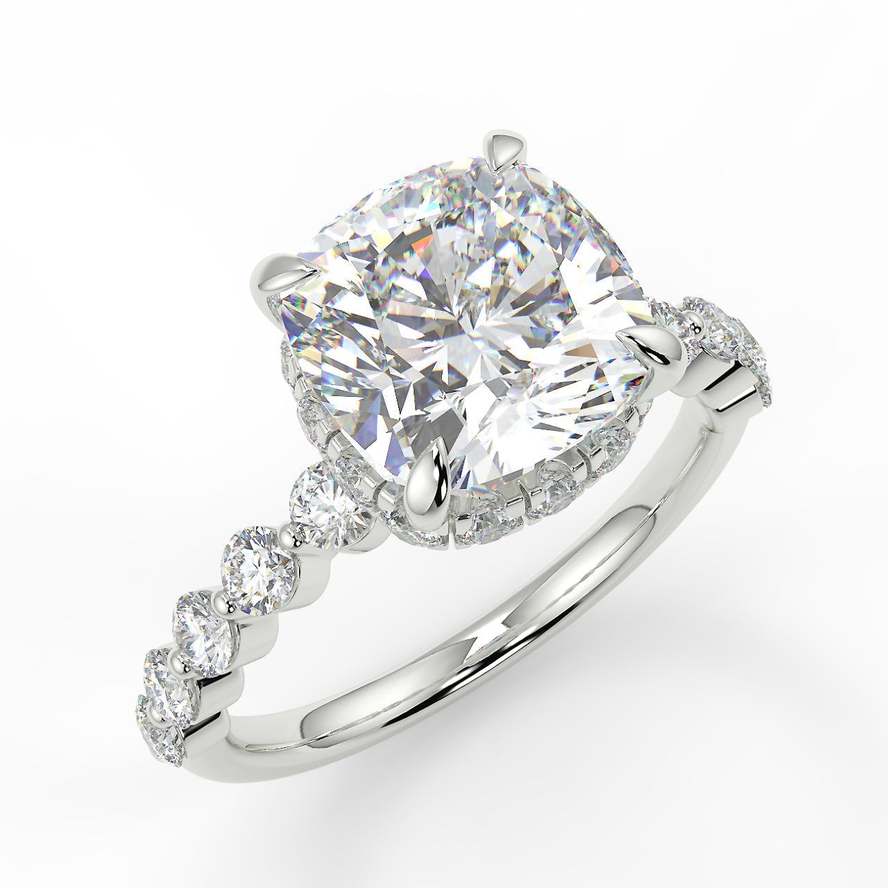 Magnolia Lab Created Diamond Engagement Ring – Livia Diamonds