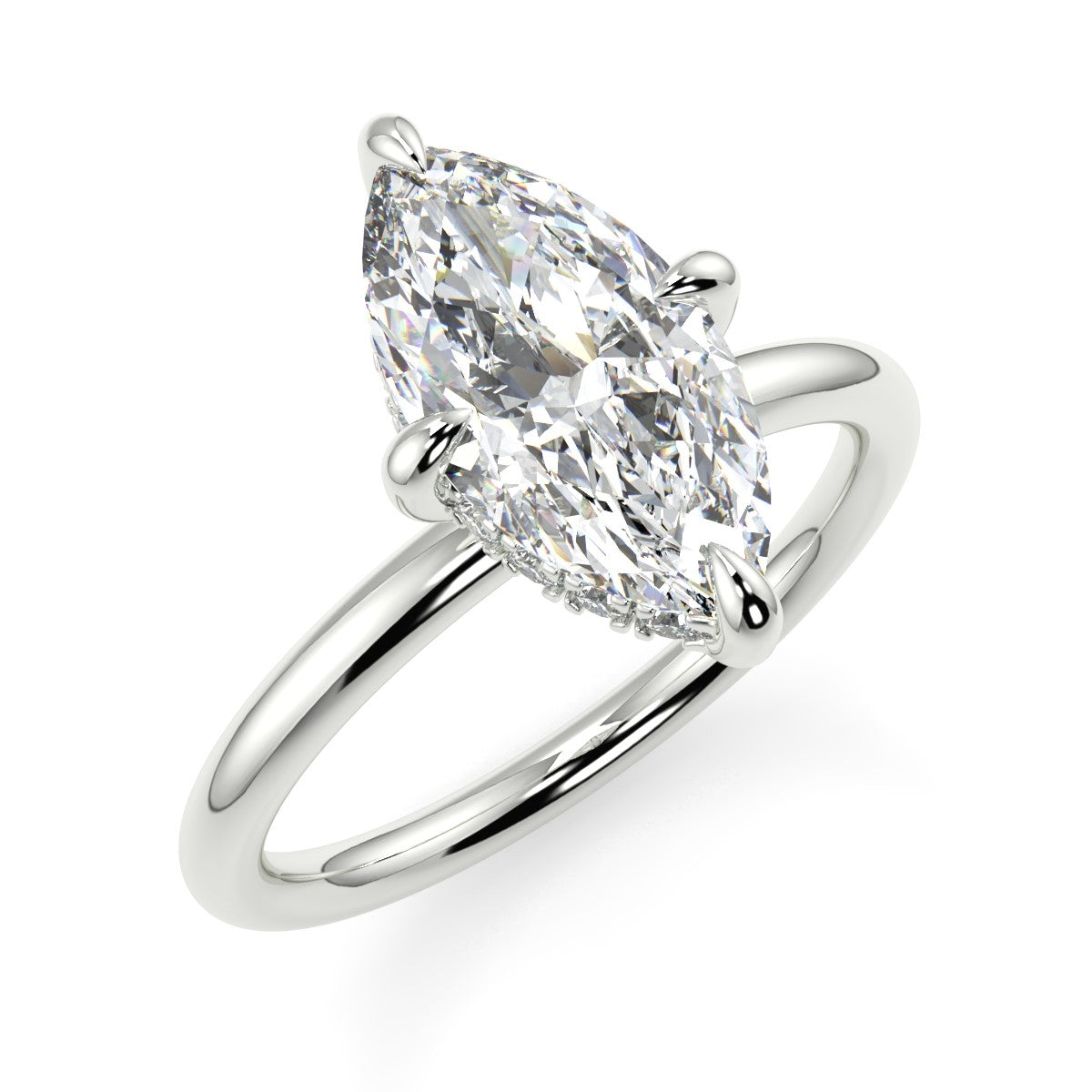 Liv Lab Created Diamond Engagement Ring – Livia Diamonds