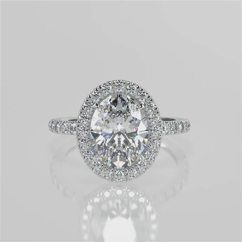 Jazlyn Moissanite Engagement Ring – Livia Diamonds