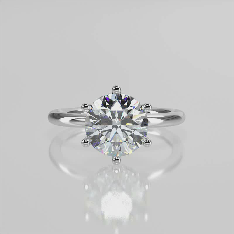 Whisper Moissanite Engagement Ring – Livia Diamonds