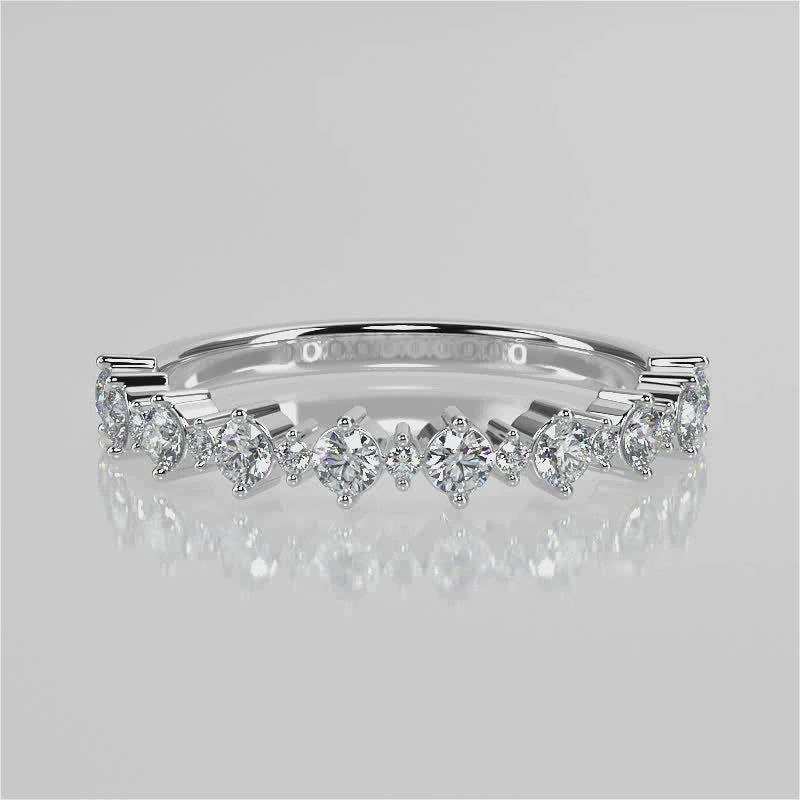 Wedding bands - Lab created & Moissanite – Page 2 – Livia Diamonds